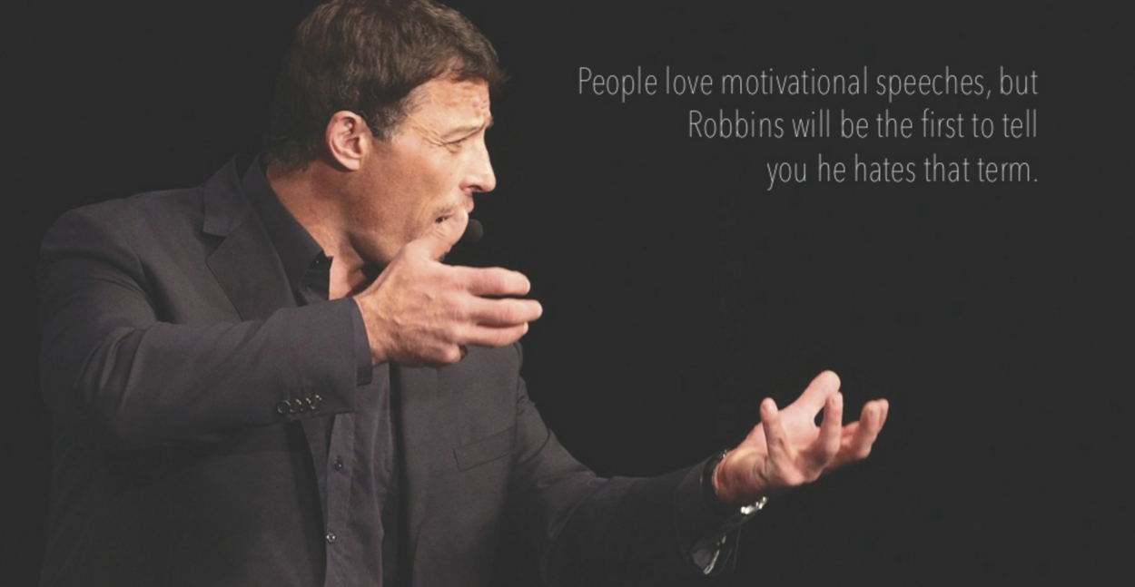 6 Ways Tony Robbins Masters Public Speaking - Big Fish Presentations
