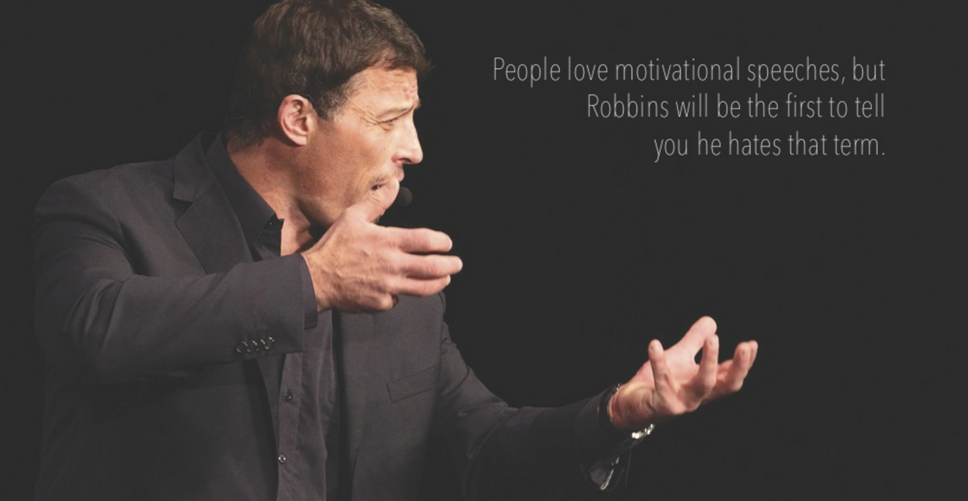 6 Ways Tony Robbins Masters Public Speaking - Big Fish Presentations